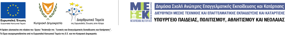 ΜΙΕΕΚ ΛΑΡΝΑΚΑΣ (ΤΕΧΝΙΚΗ ΣΧΟΛΗ ΛΑΡΝΑΚΑΣ)